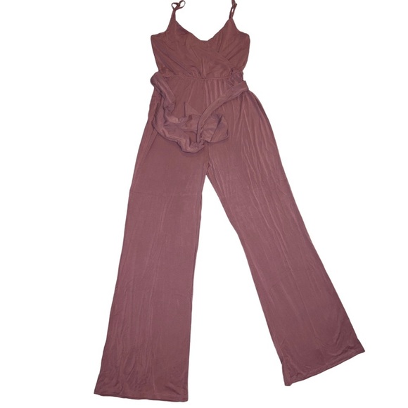 l*space | Pants & Jumpsuits | Lspace Alora Wide Leg Jumpsuit Dusty Rose ...